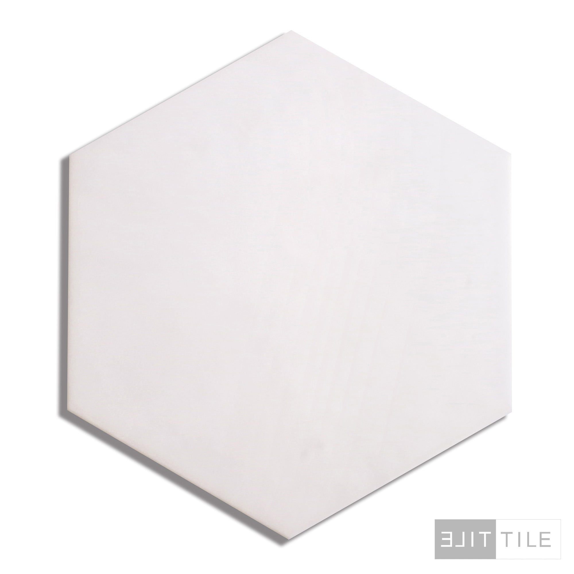 Hexatile Porcelain Tile 8X8 Blanco Matte - Elit Tile