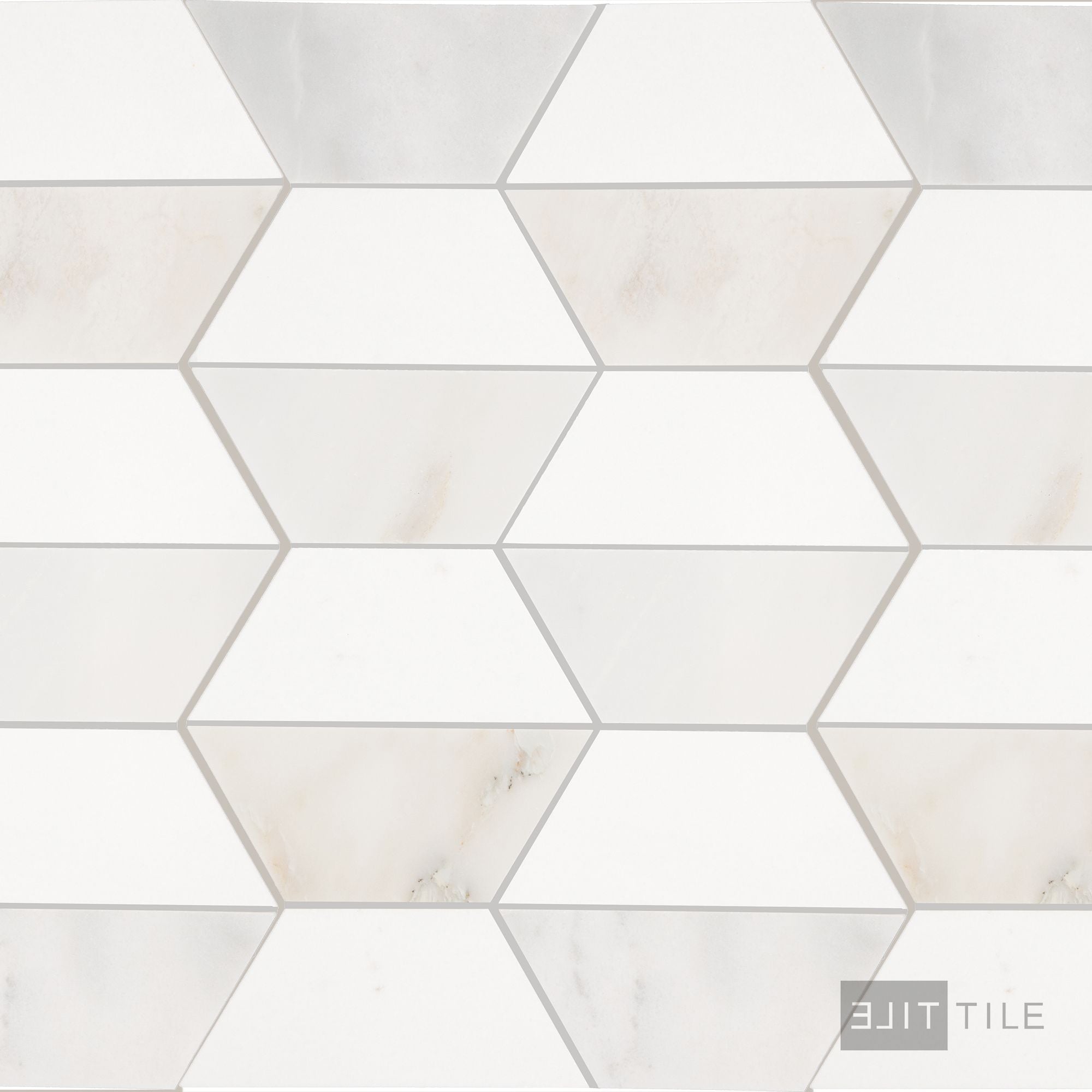 Perfit Mosaix Natural Stone Mosaic 18X12 Paradise & Thassos Polished – Elit Tile