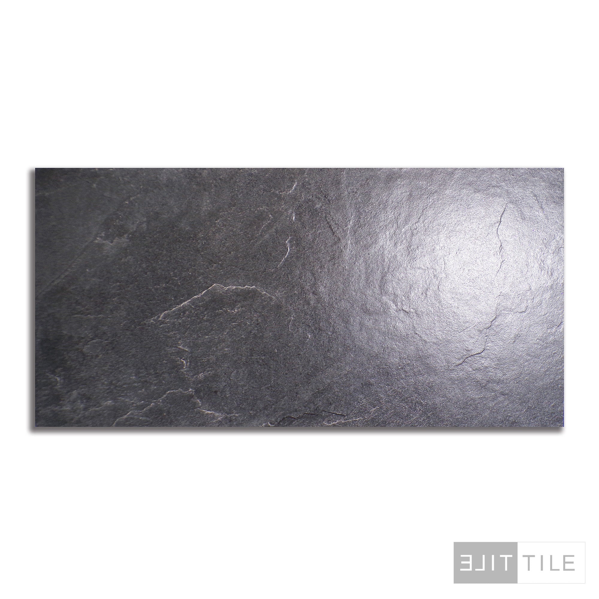 Ash Porcelain Tile 12X24 Black Matte – Elit Tile