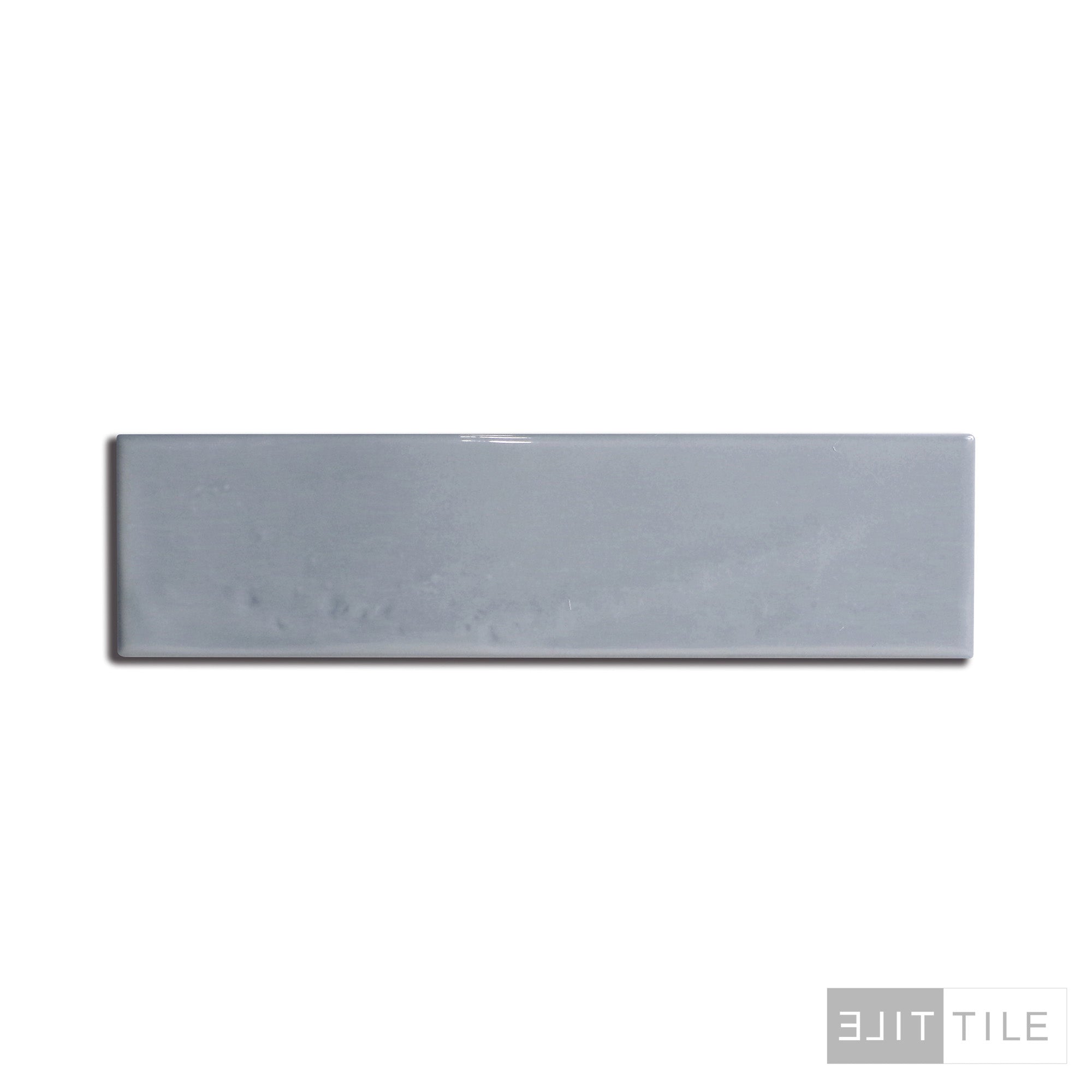 Manhattan Ceramic Tile 3X12 Grey Glossy - Elit Tile