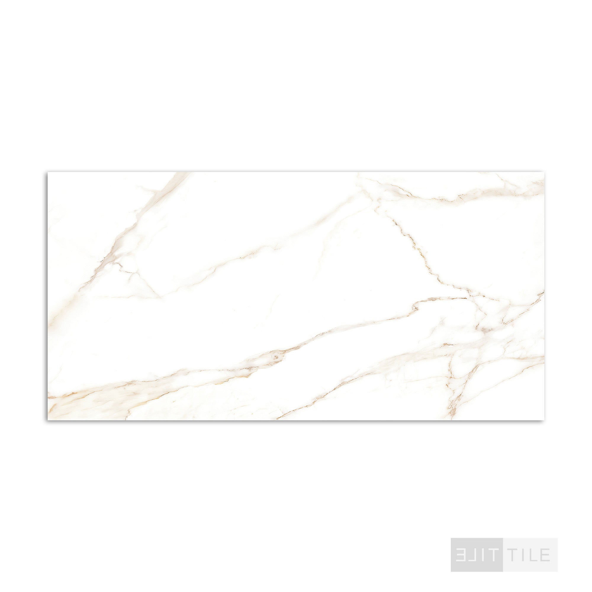 Select White Porcelain Tile 12X24 Gold Polished – Elit Tile