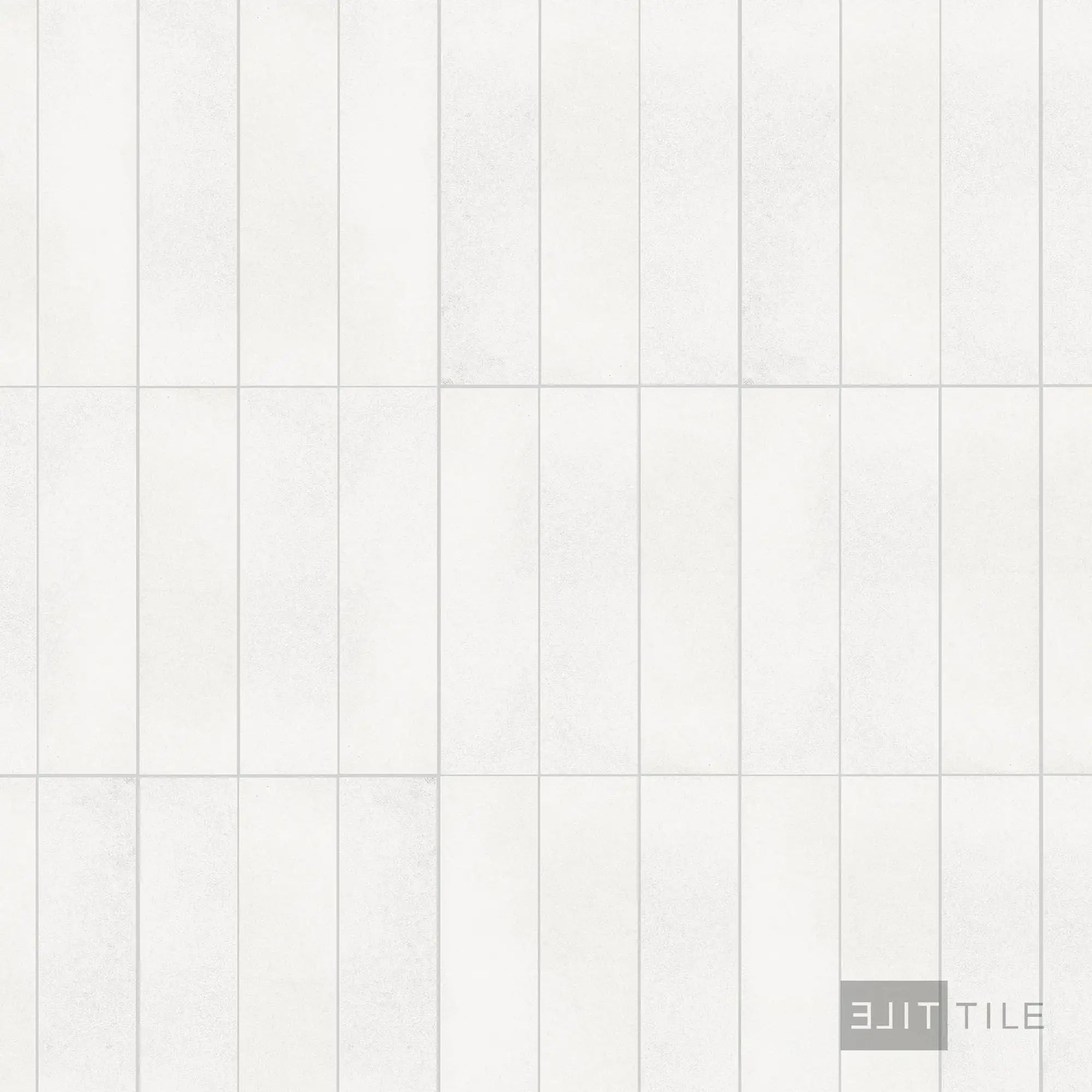 Tetris 2X8 White Matte - Elit Tile