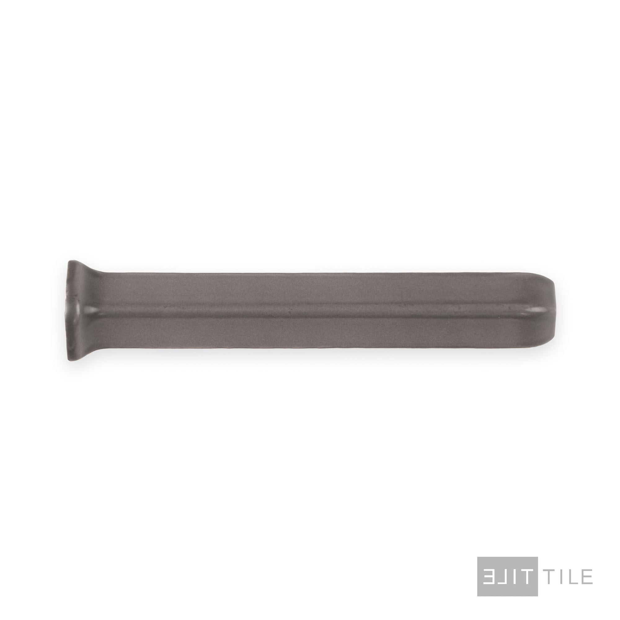 Sanitary Cove Base Outside Corner 1X6 Dark Gray Matte - Elit Tile