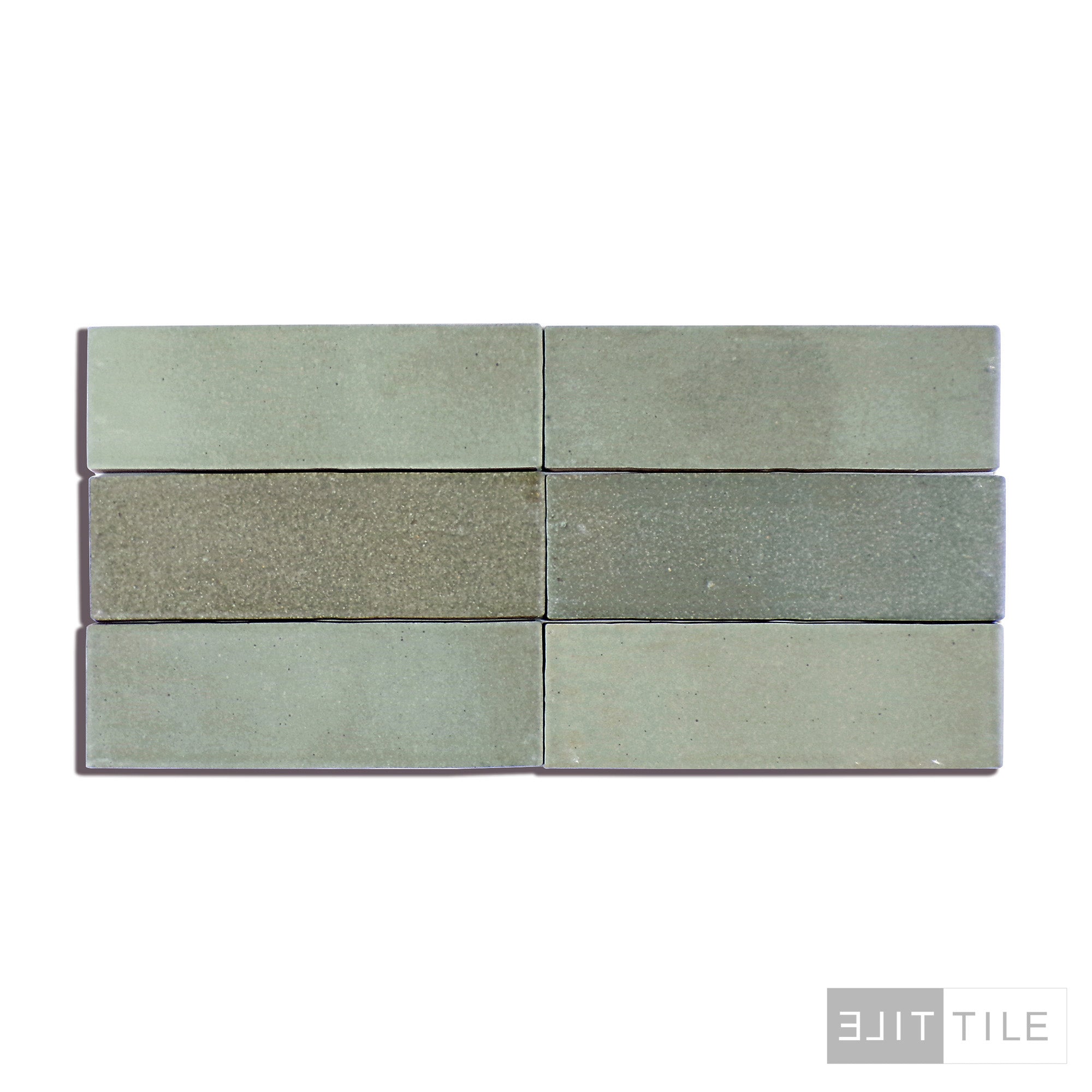 Celine Porcelain Tile 2X6 Sage Matte - Elit Tile