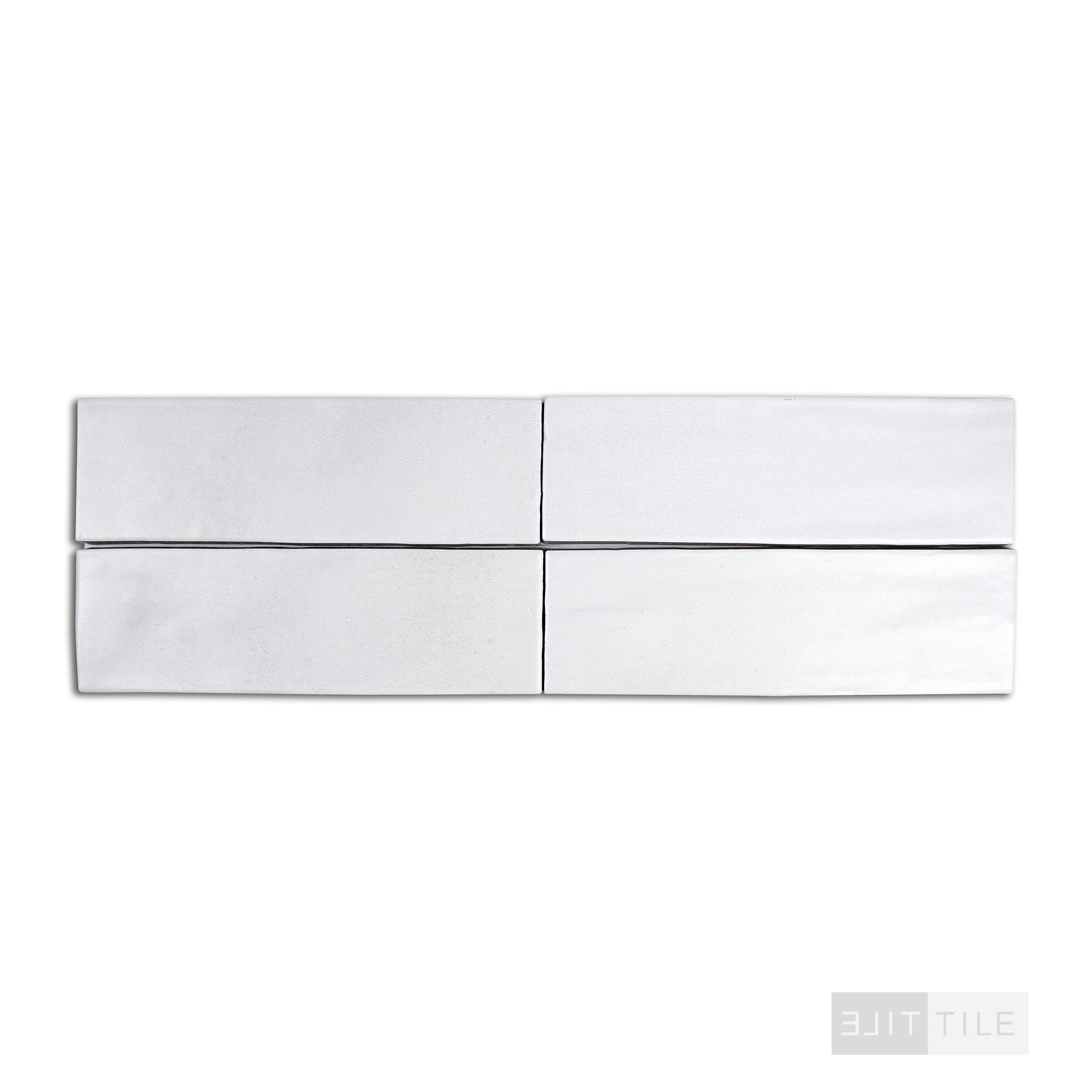 Celine Porcelain Tile 2X6 White Matte - Elit Tile