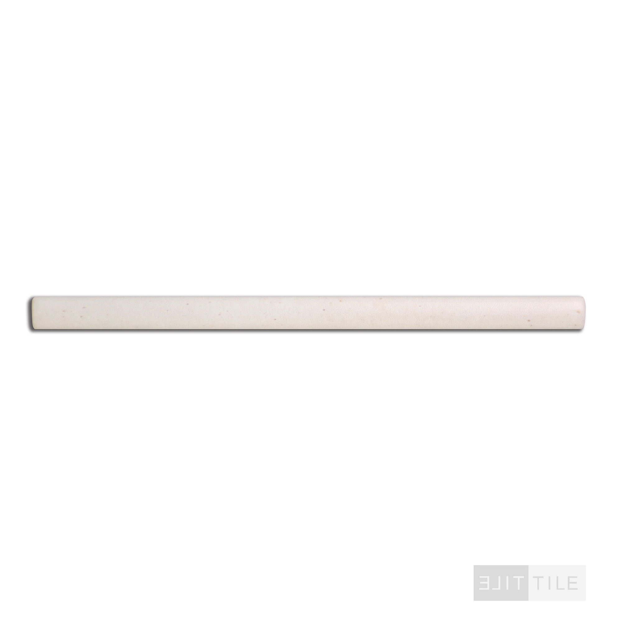 Celine Porcelain Trim 1/2X8 White Matte - Elit Tile