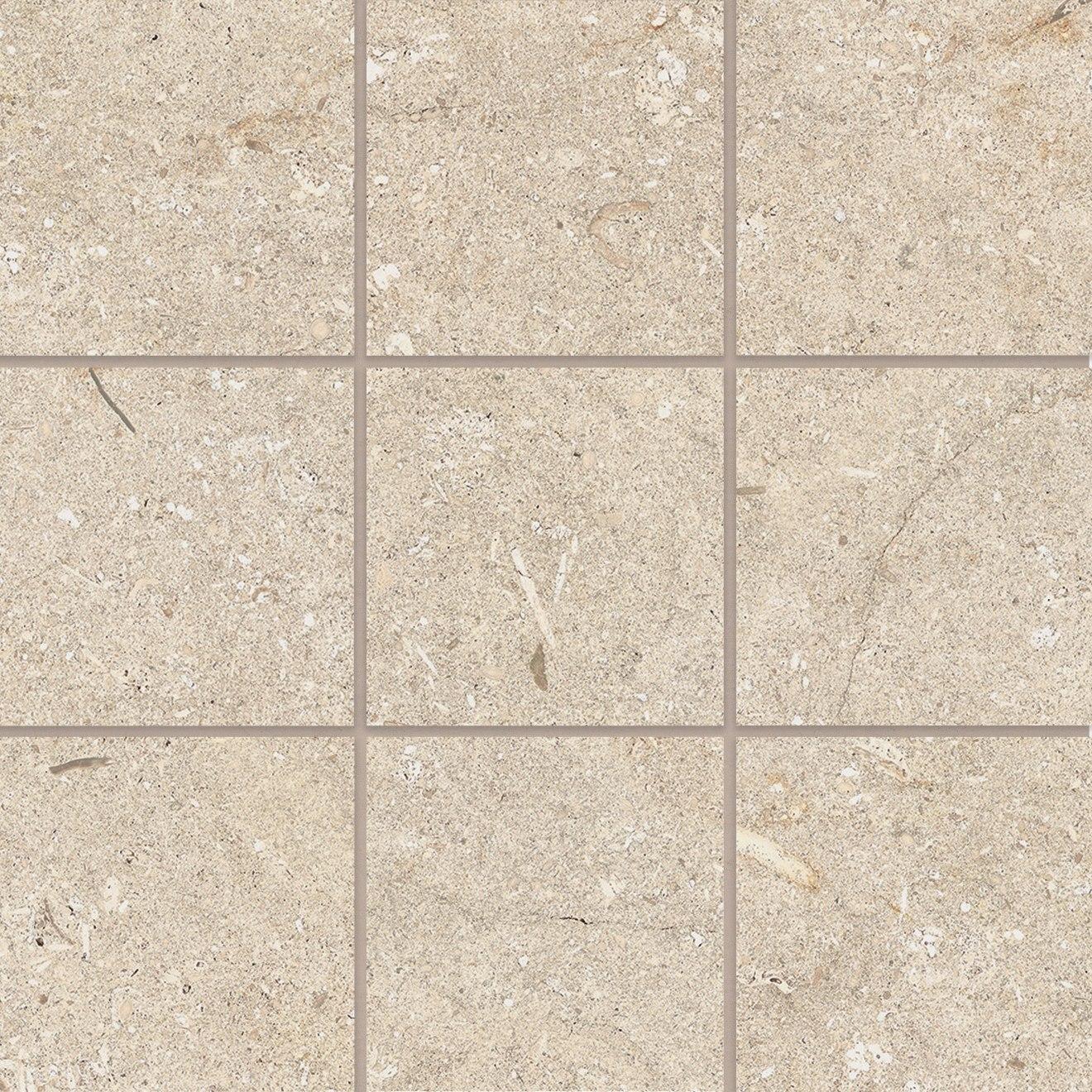 Poetry Stone 4X4 Mosaic Matte 12X12 Beige - Elit Tile