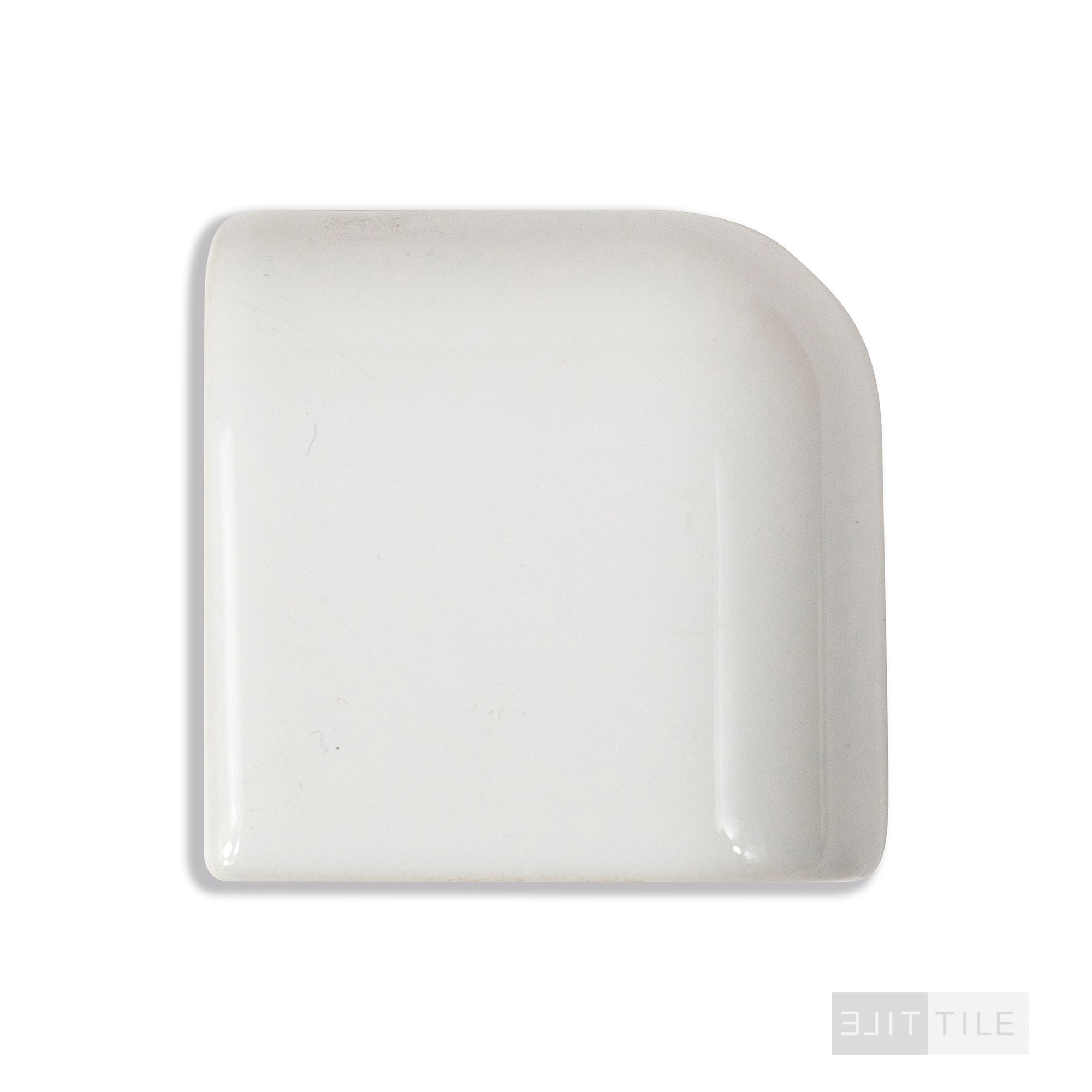 Color Wheel Classic Ceramic Radius Bullnose Corner 2X2 0100 White ...