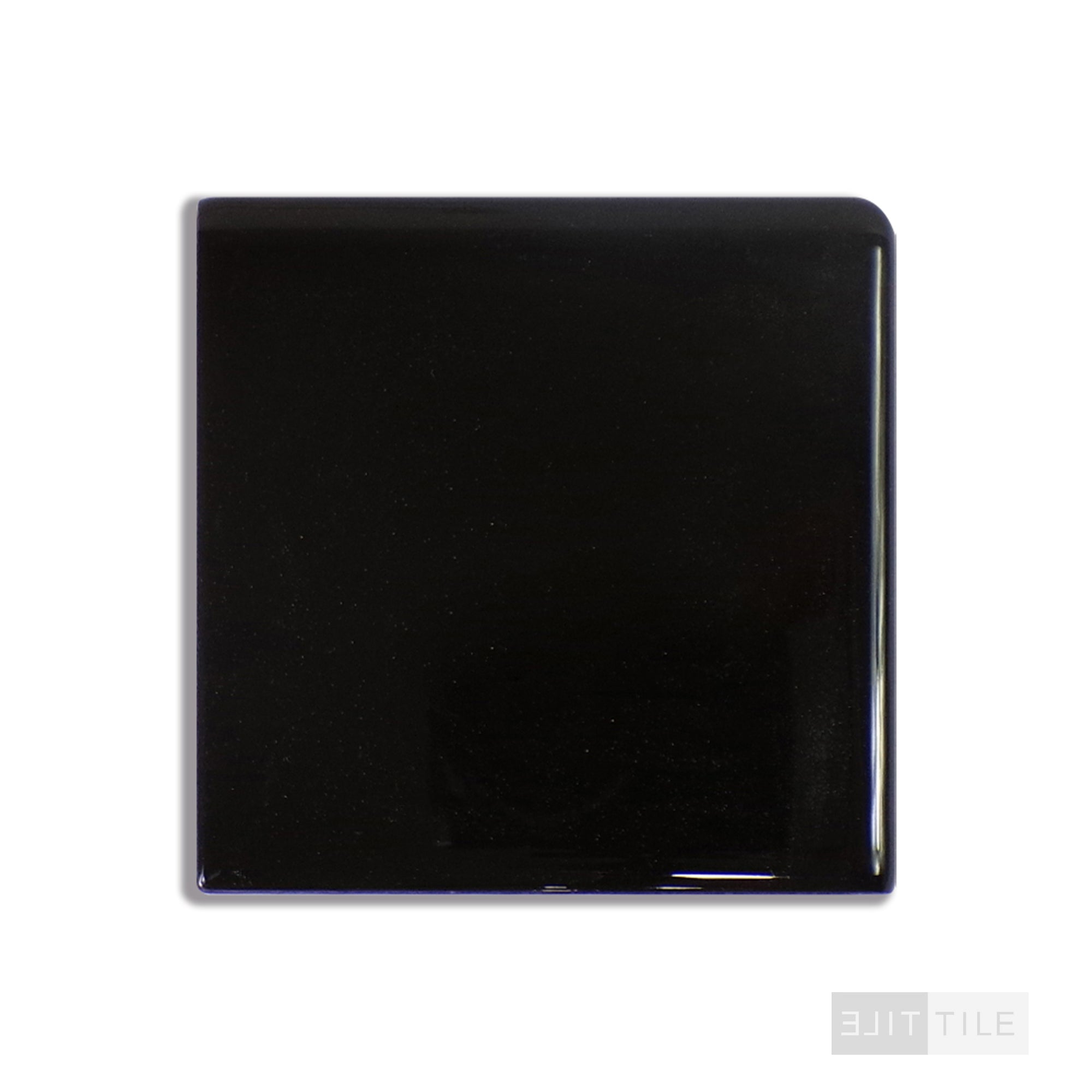 Color Wheel Classic Ceramic Bullnose 4-1/4X4-1/4 K111 Black – Elit Tile