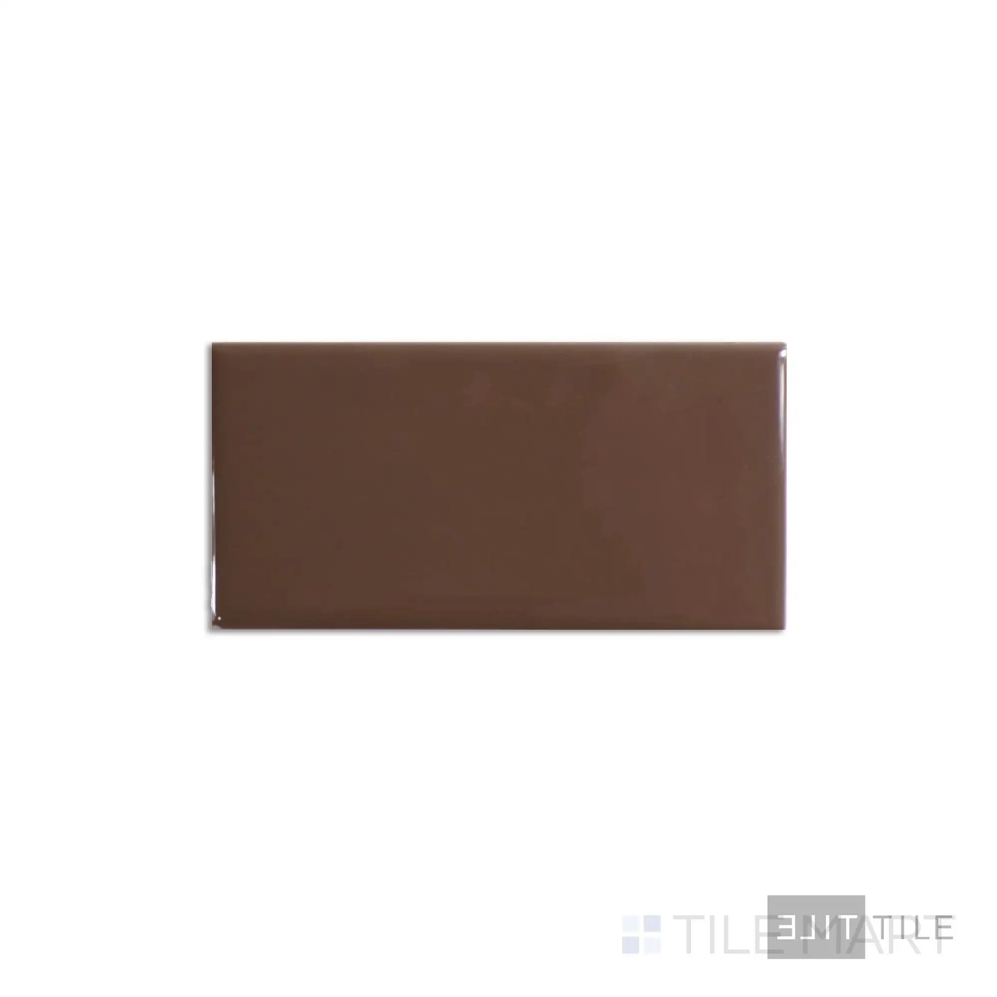 Color Wheel Ceramic Wall Tile 3X6 Artisan Brown Glossy – Elit Tile