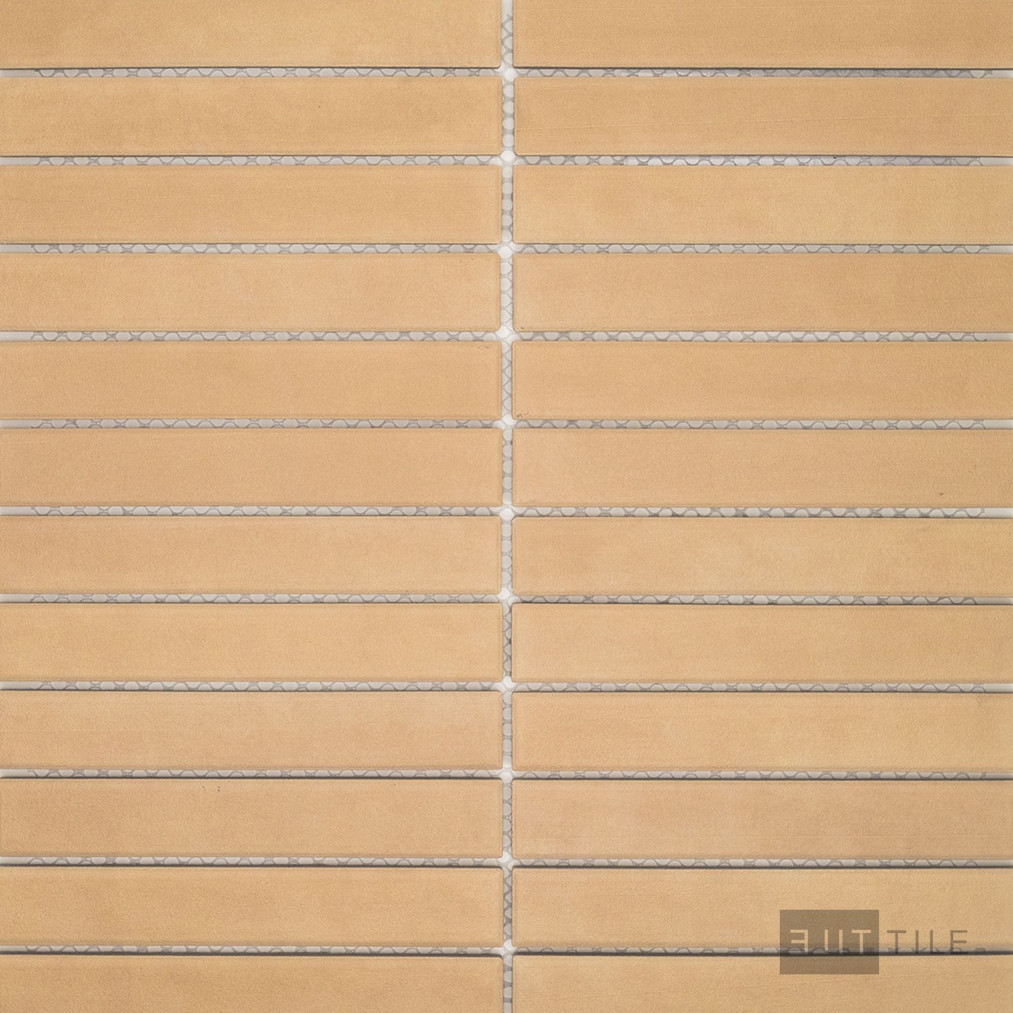 Amuri 1X6 Grid Mosaic 12X12 Biscotto Matte – Elit Tile