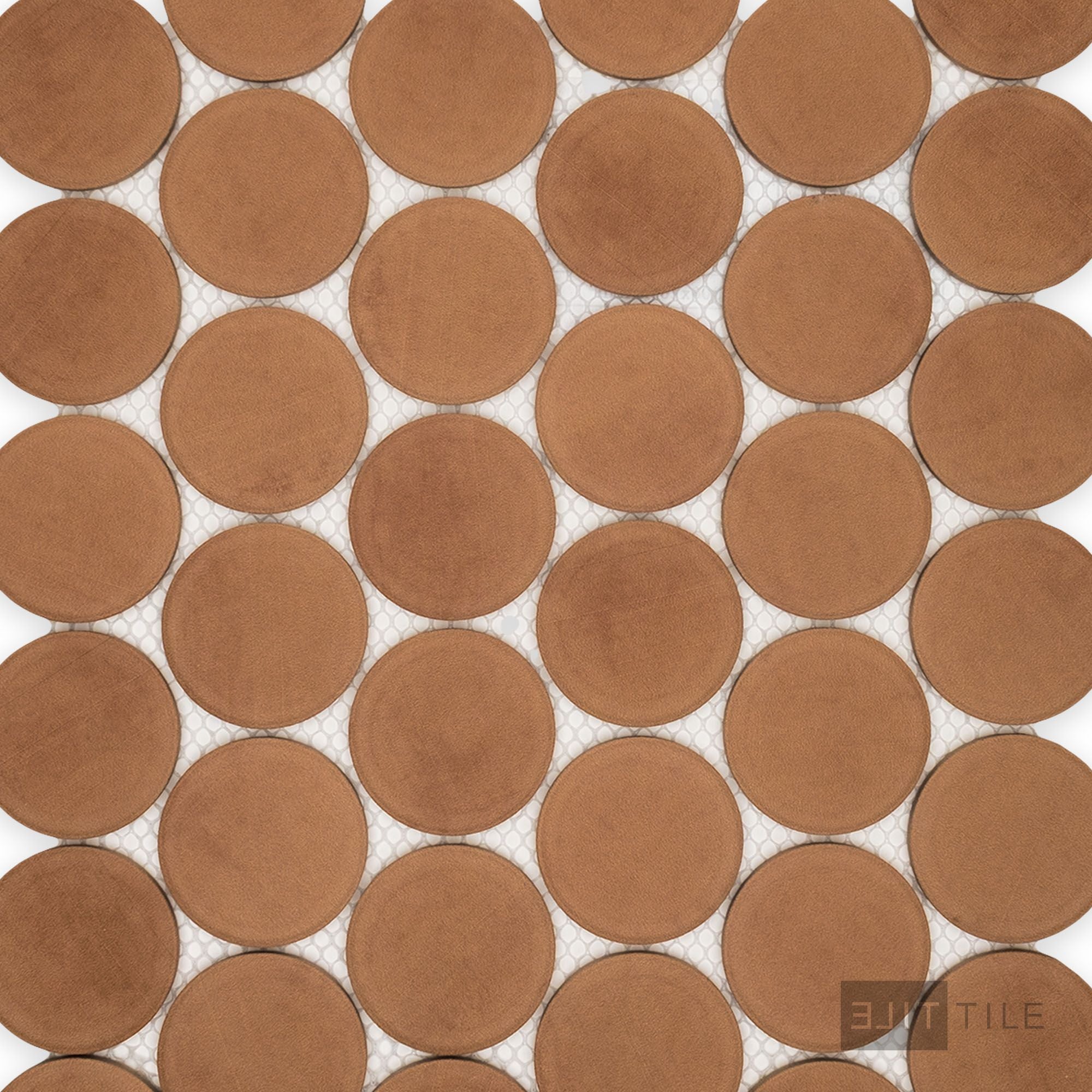Amuri 2" Round Mosaic 12X12 Cotto Matte – Elit Tile