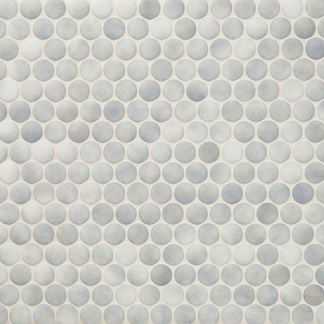 Emersyn Lane Circle Mosaic 12X12 Shadow Chiffon Matte - Elit Tile