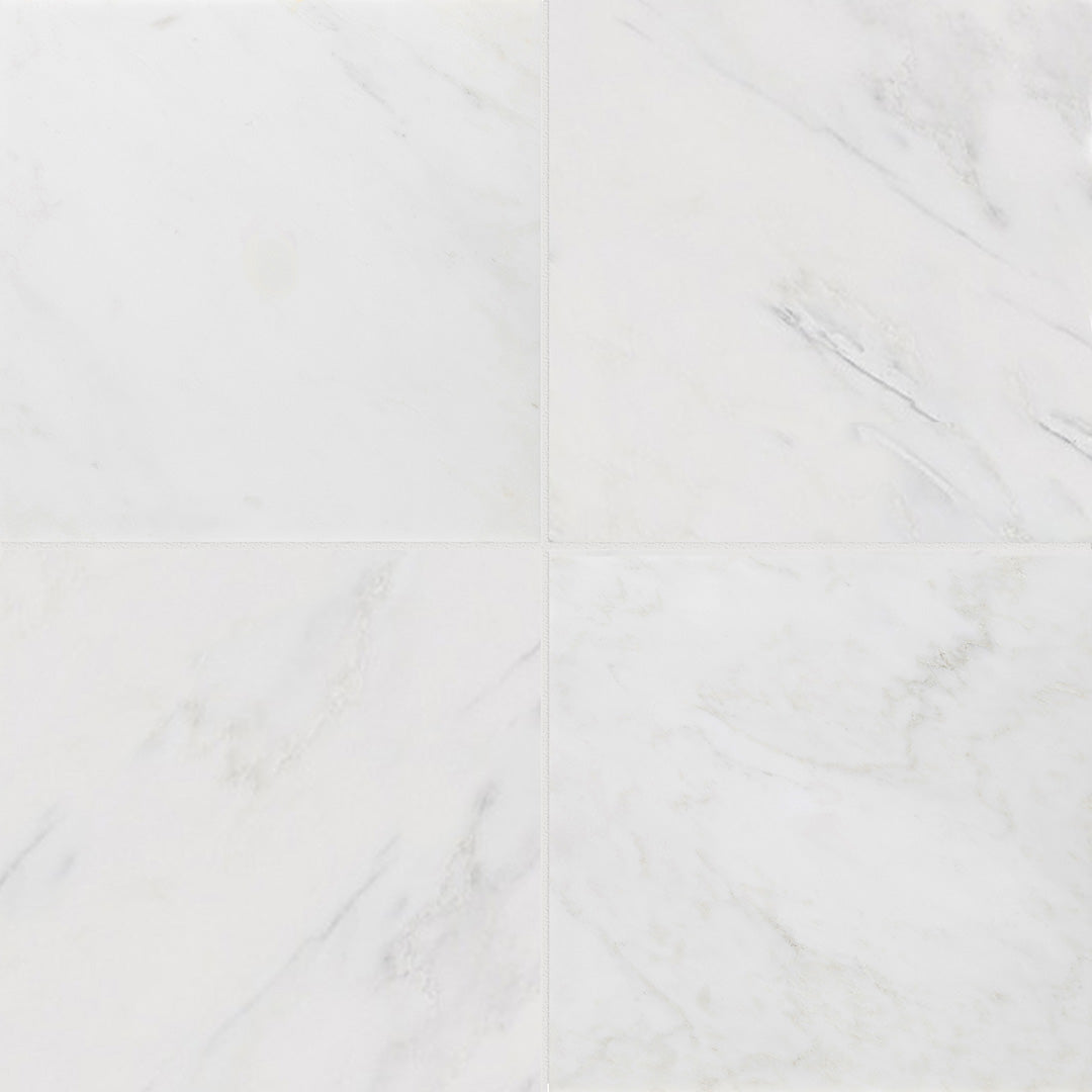 Marble 18X18 Bianco Bello Honed - Elit Tile