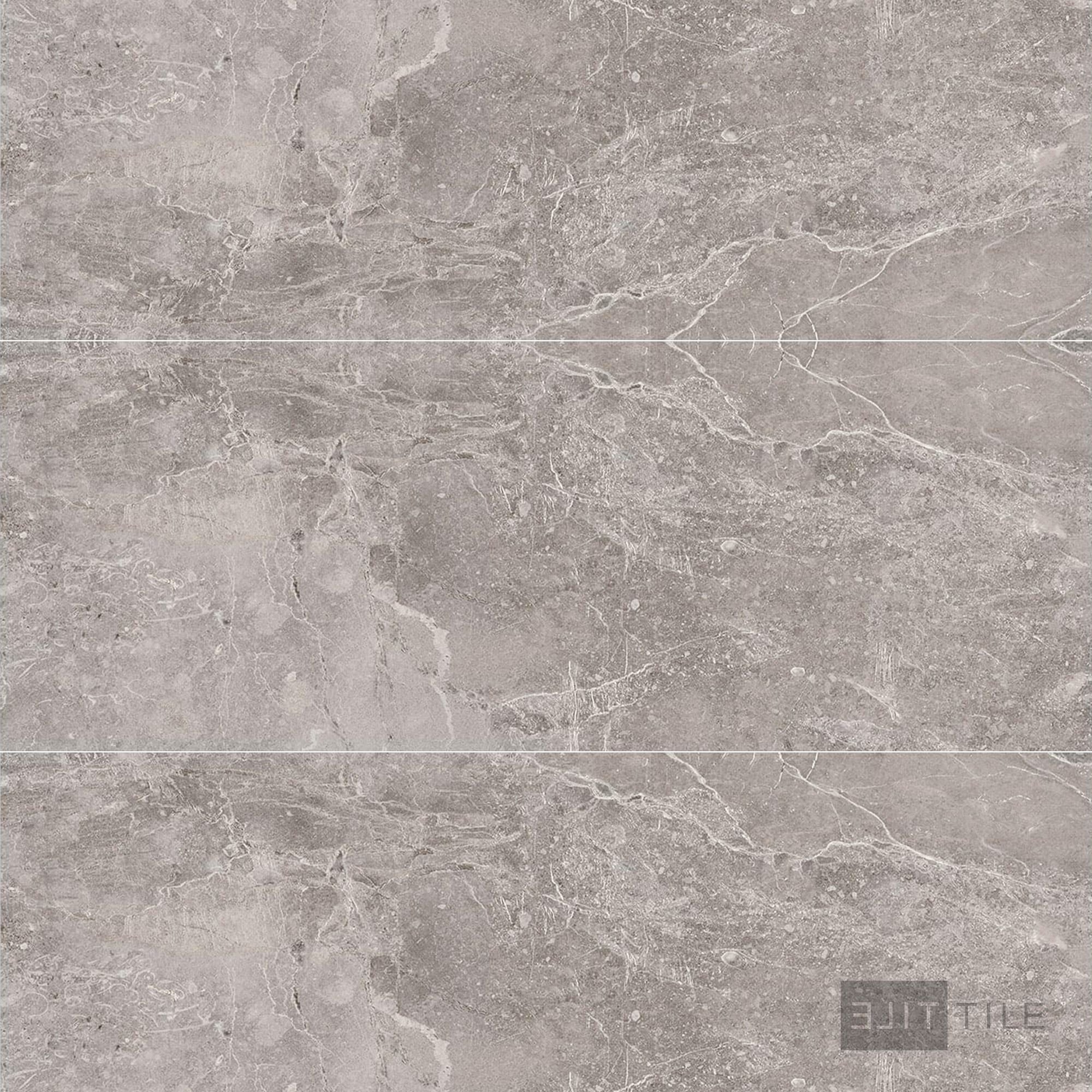 Noir Matte 18X47 Topo - Elit Tile