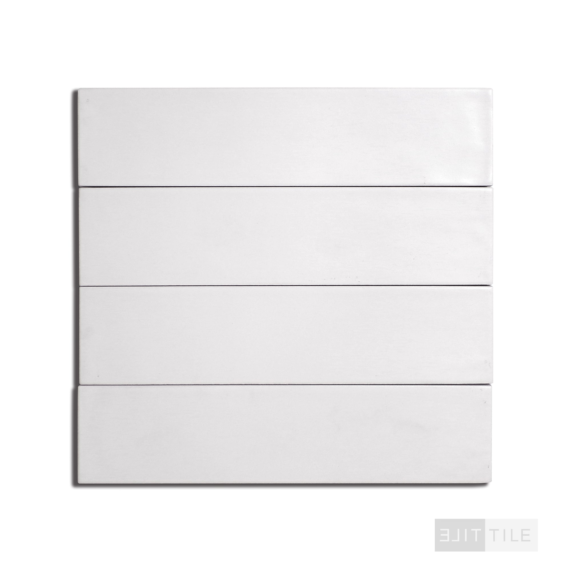 Totalook Tile 2.5X10 Bianco Matte – Elit Tile