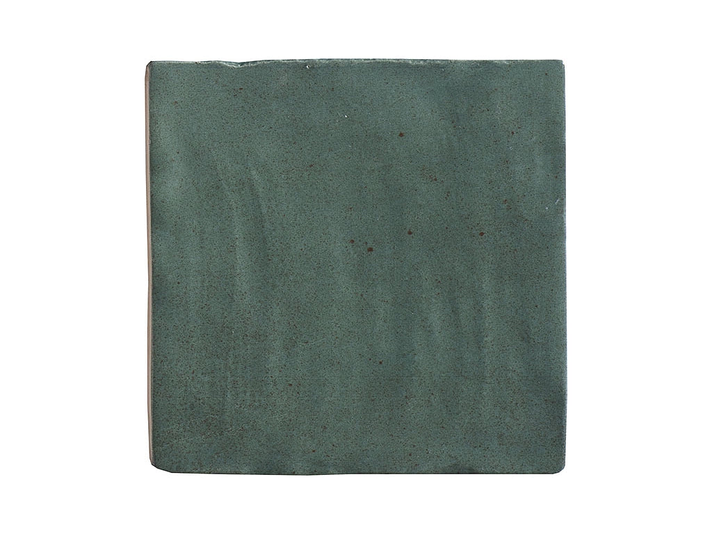 Sahn Wall Tile 4X4 Green Matte - Elit Tile
