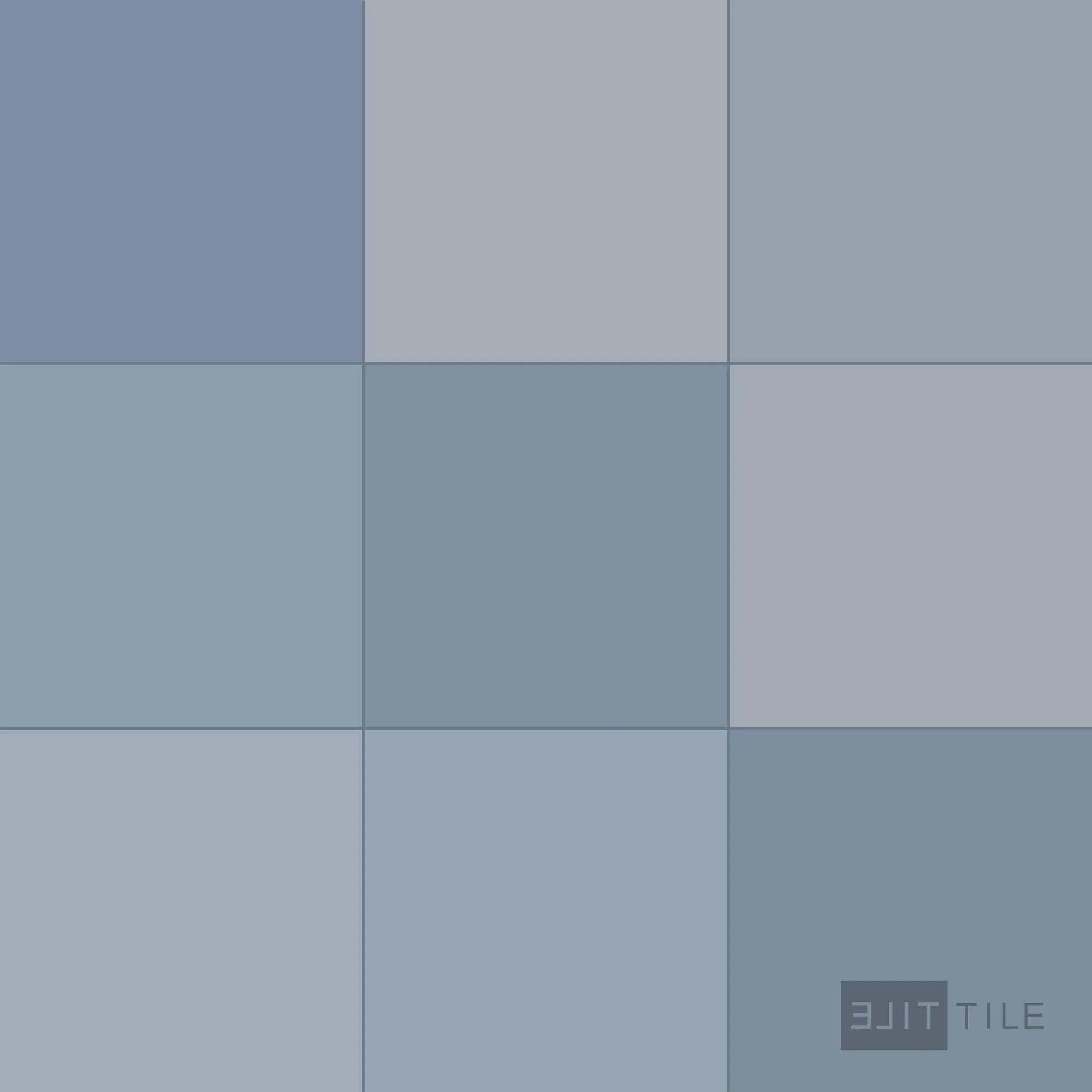 Rubik 4.8X4.8 Blue Matte – Elit Tile