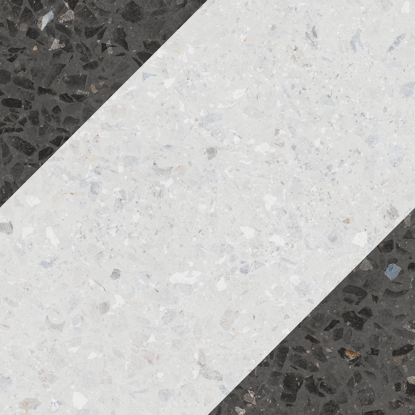 Drops Natural Bit Decor Matte 7X7 Graphite - Elit Tile