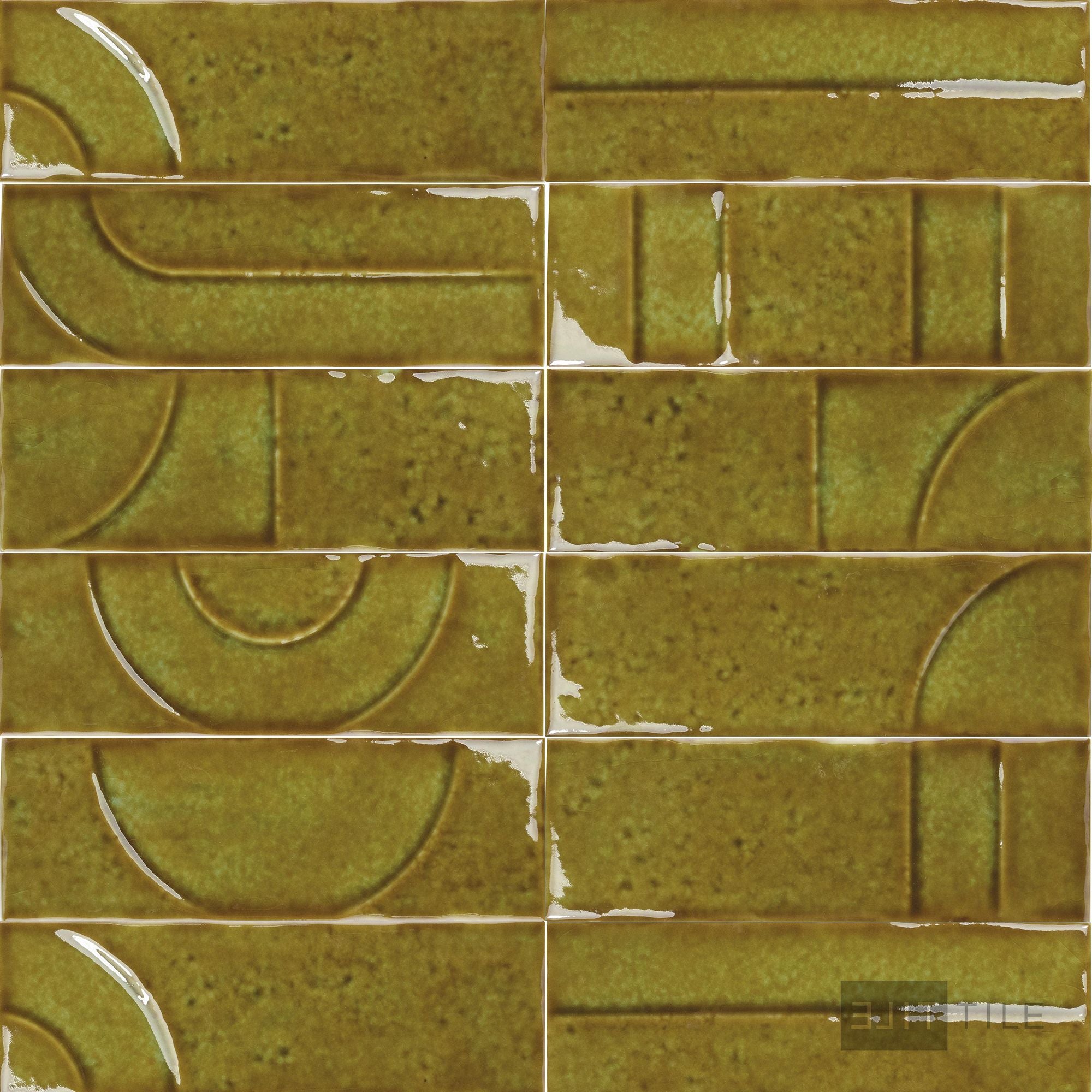 Hammer Decor Glossy 2X6 Grape – Elit Tile