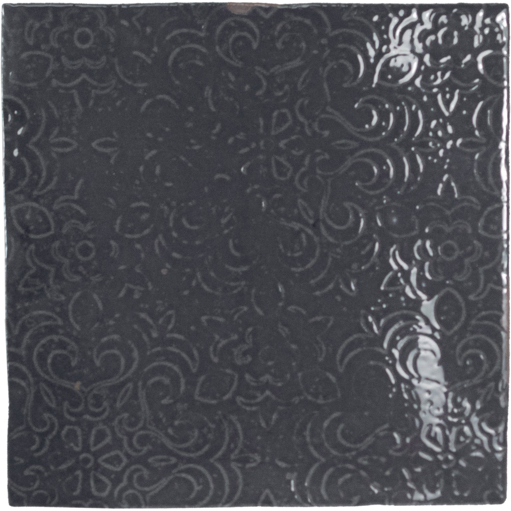 Mestizaje Decor Glossy 5X5 Graphite – Elit Tile