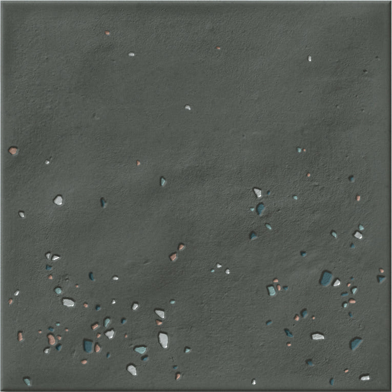 Stardust Pebbles Matte 6X6 Nero – Elit Tile