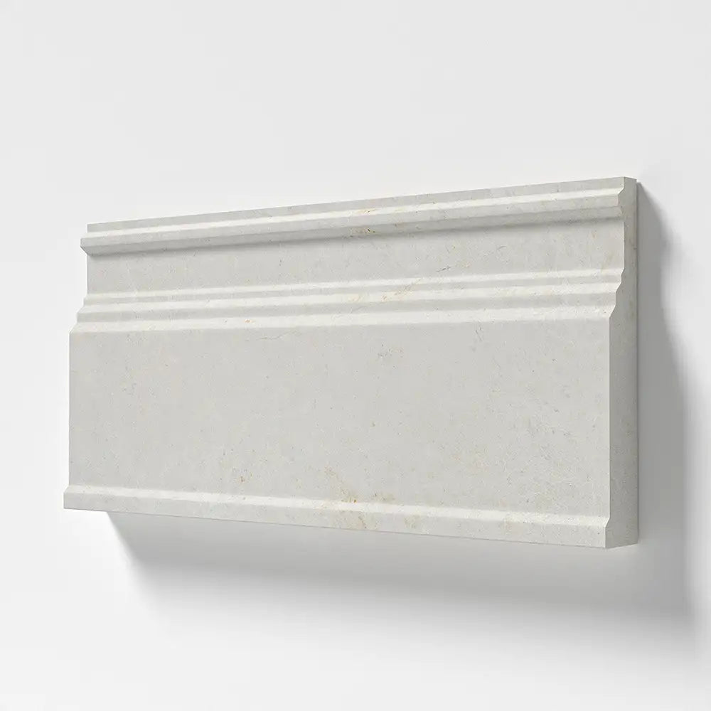Vanilla Honed Marble Base Molding 5-1/6X12 Vanilla Honed - Elit Tile