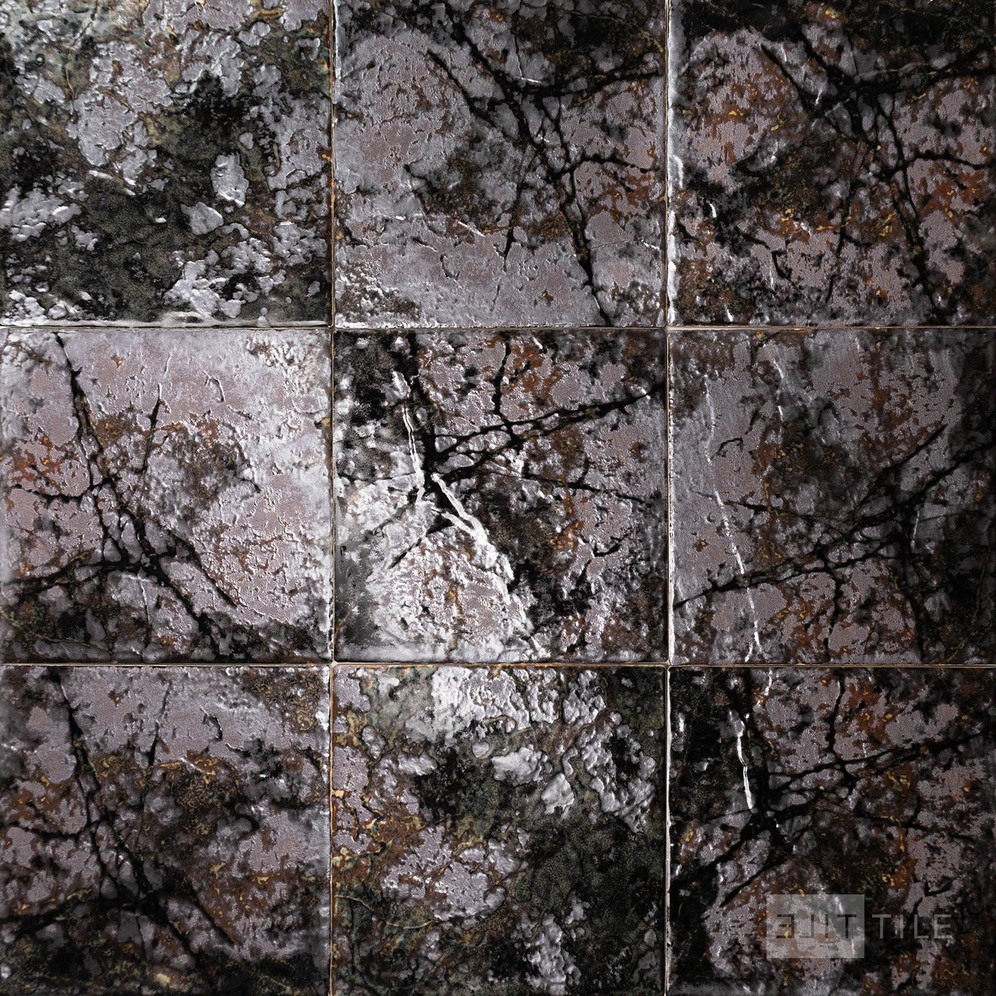 Saga 6X6 Midnight Blue Semi Gloss – Elit Tile
