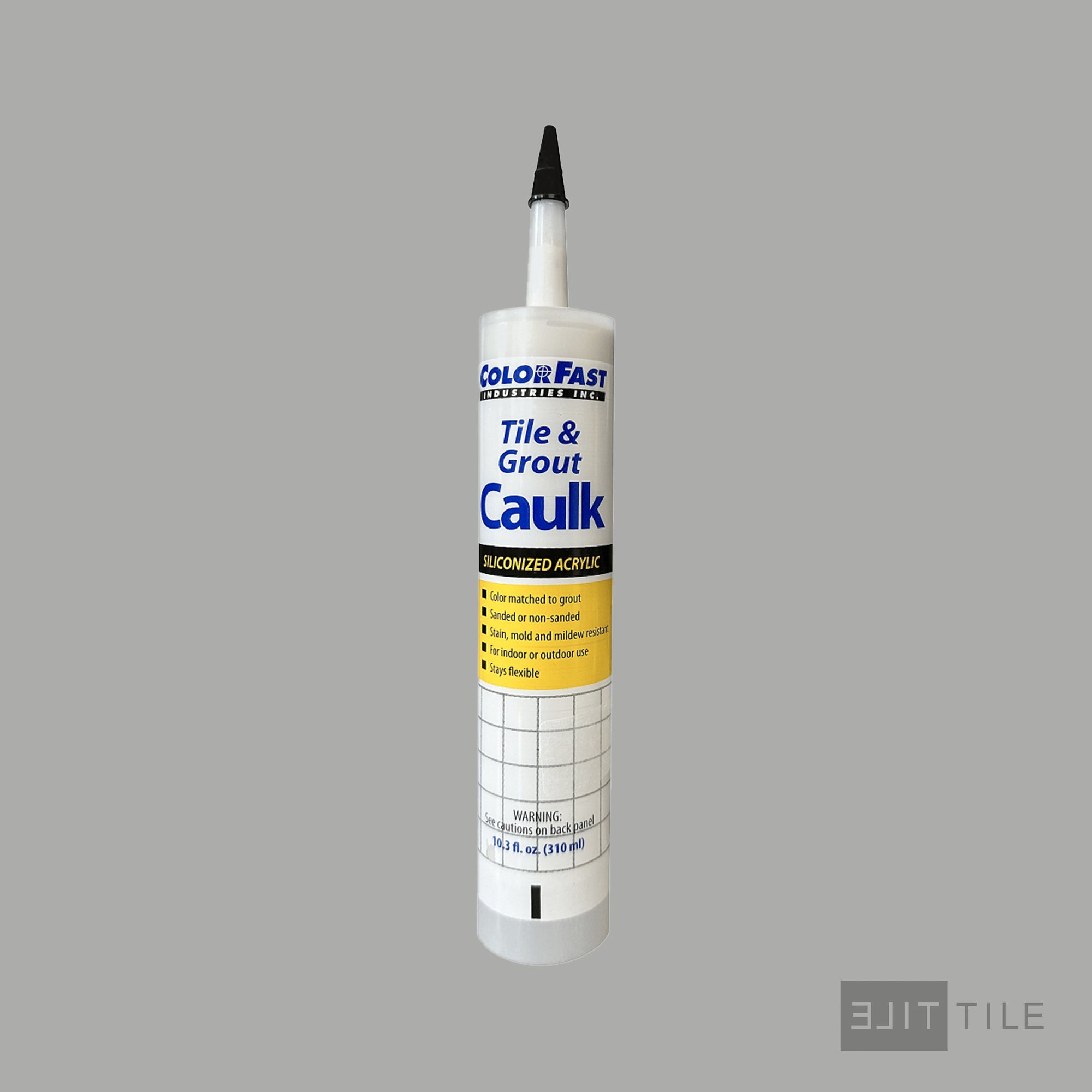 ColorFast Caulk 10.3 Oz 546 Cape Gray Non Sanded – Elit Tile