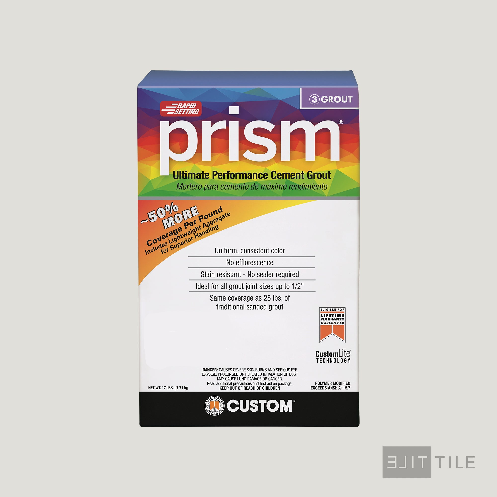Prism Ultimate Performance Cement Grout 17 Lb. Bx #545 Bleached Wood ...