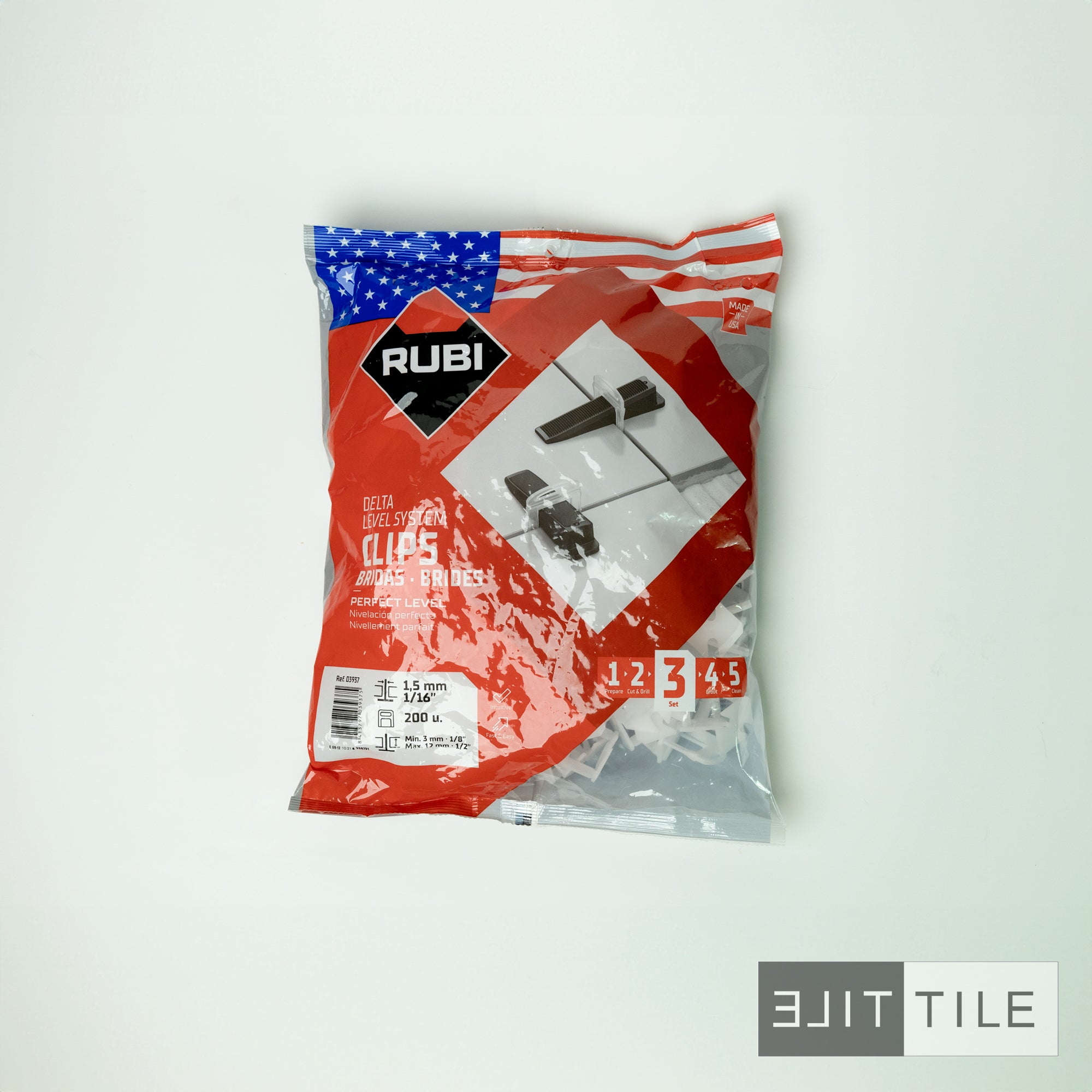 Delta Clips 1/16 in - 200 ct - Elit Tile